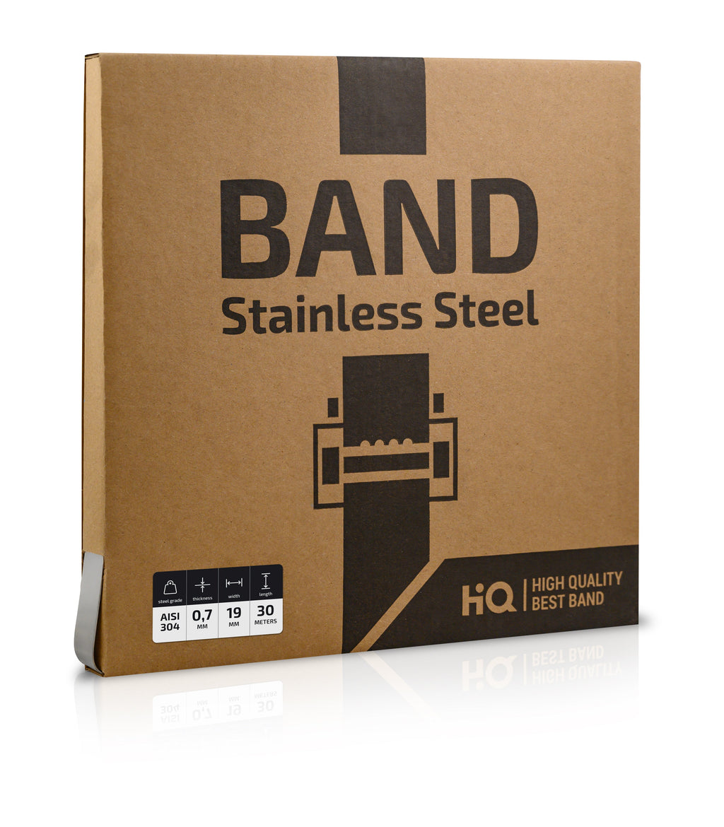 Buy Metal Banding - 1/2 inch - W: 12.7mm - 30m Reel - 201SS – HCL ...