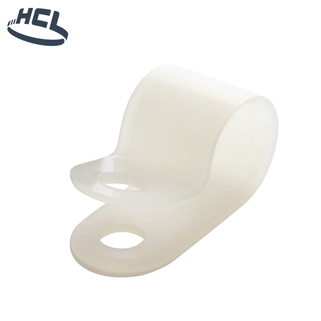 Buy HCL Nylon (Plastic) P Clips - W: 12.7mm - Max Dia: 30.2mm - Nat ...