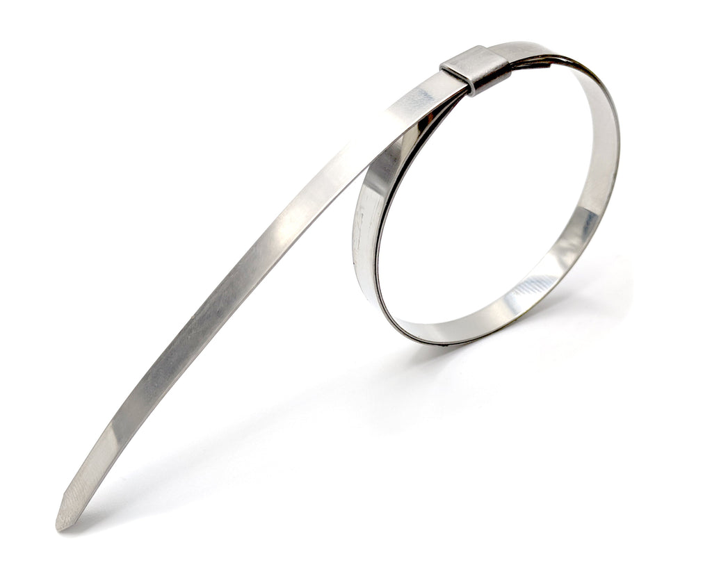 Buy Preformed Band Clamp - 304SS - W: 6.35mm - Max Dia: 101.6mm from ...
